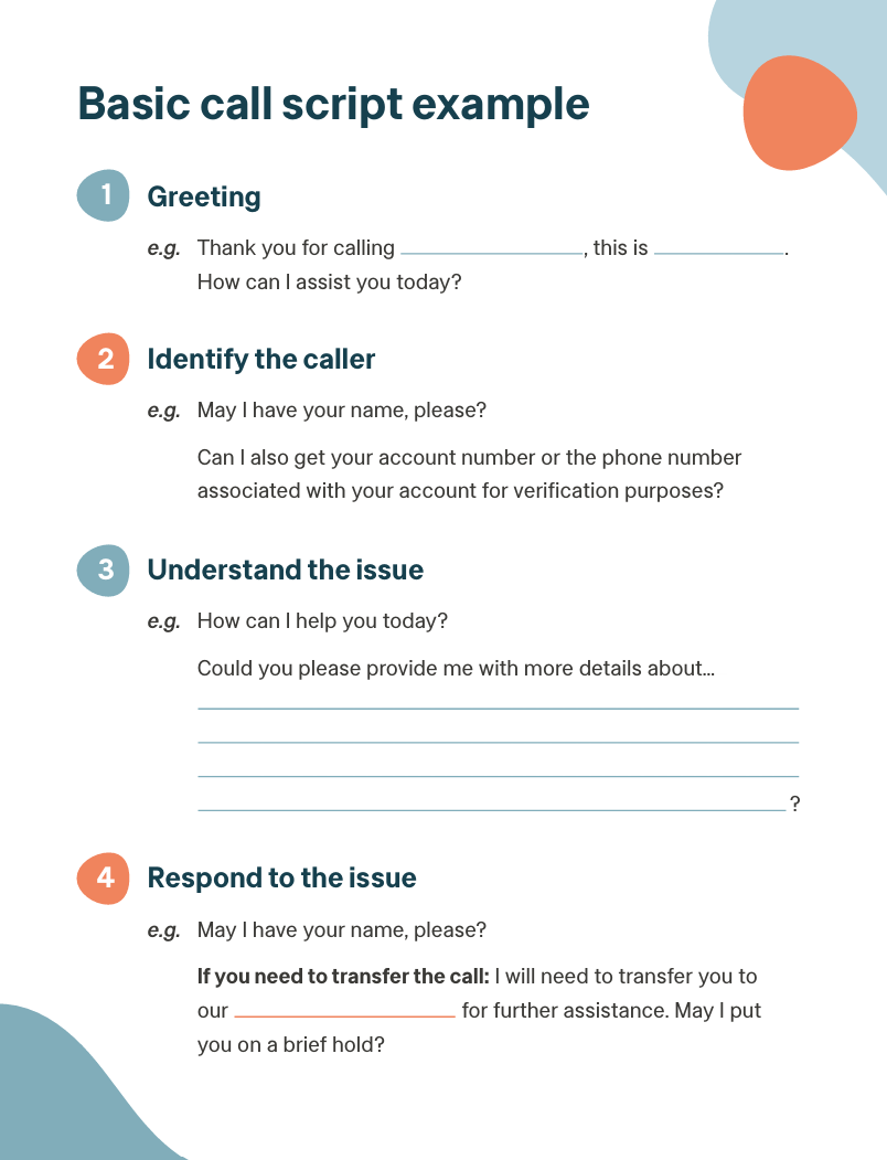 Smith.ai Basic Call Script Example